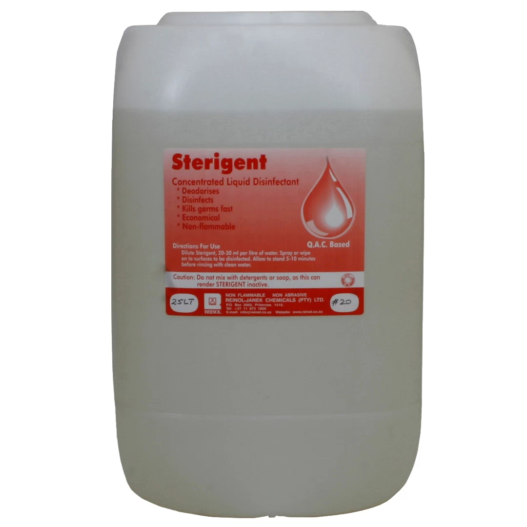 25L Sterigent Sterilizing Solution | Industrial Fluid Solutions