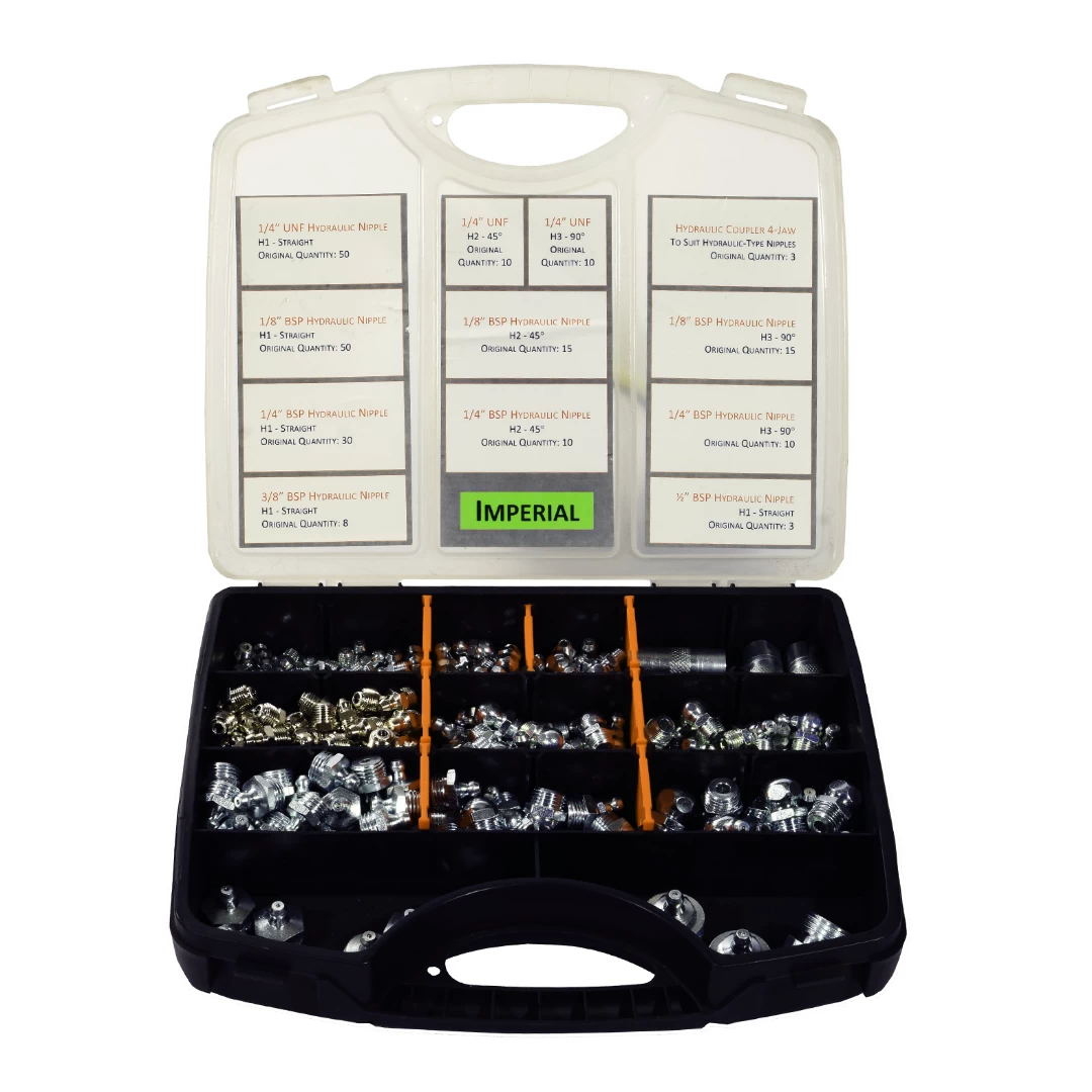 214pc Imperial Grease Nipple Set | Industrial Fluid Solutions