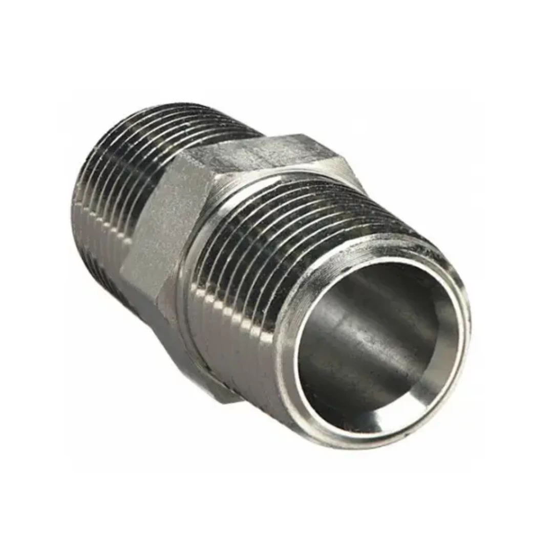 1/2"NPT - 1/2"NPT Nipple Fitting | Industrial Fluid Solutions