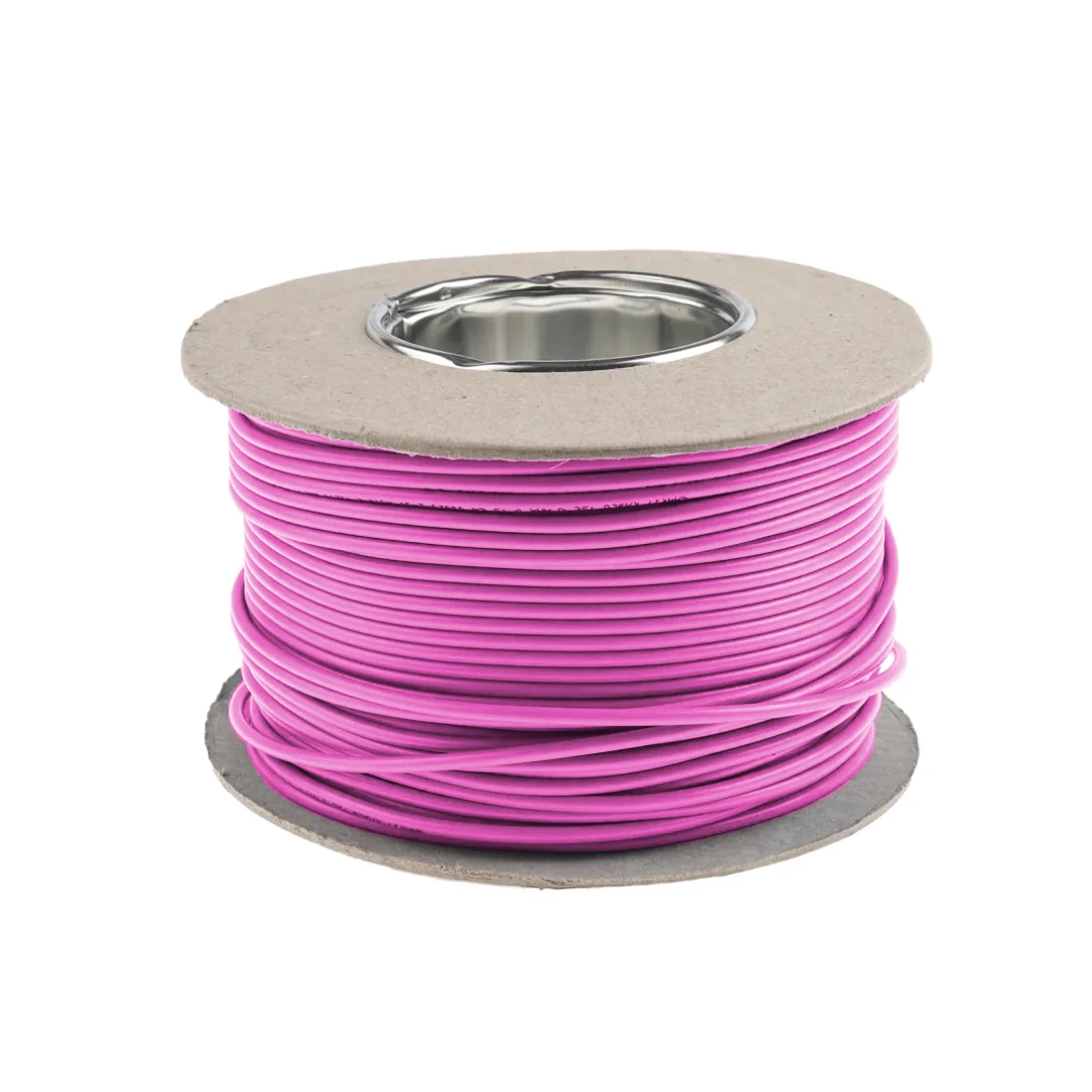 Wire, Auto Panel, 2.5mm, Pink, 30mtr Roll | Industrial Fluid Solutions